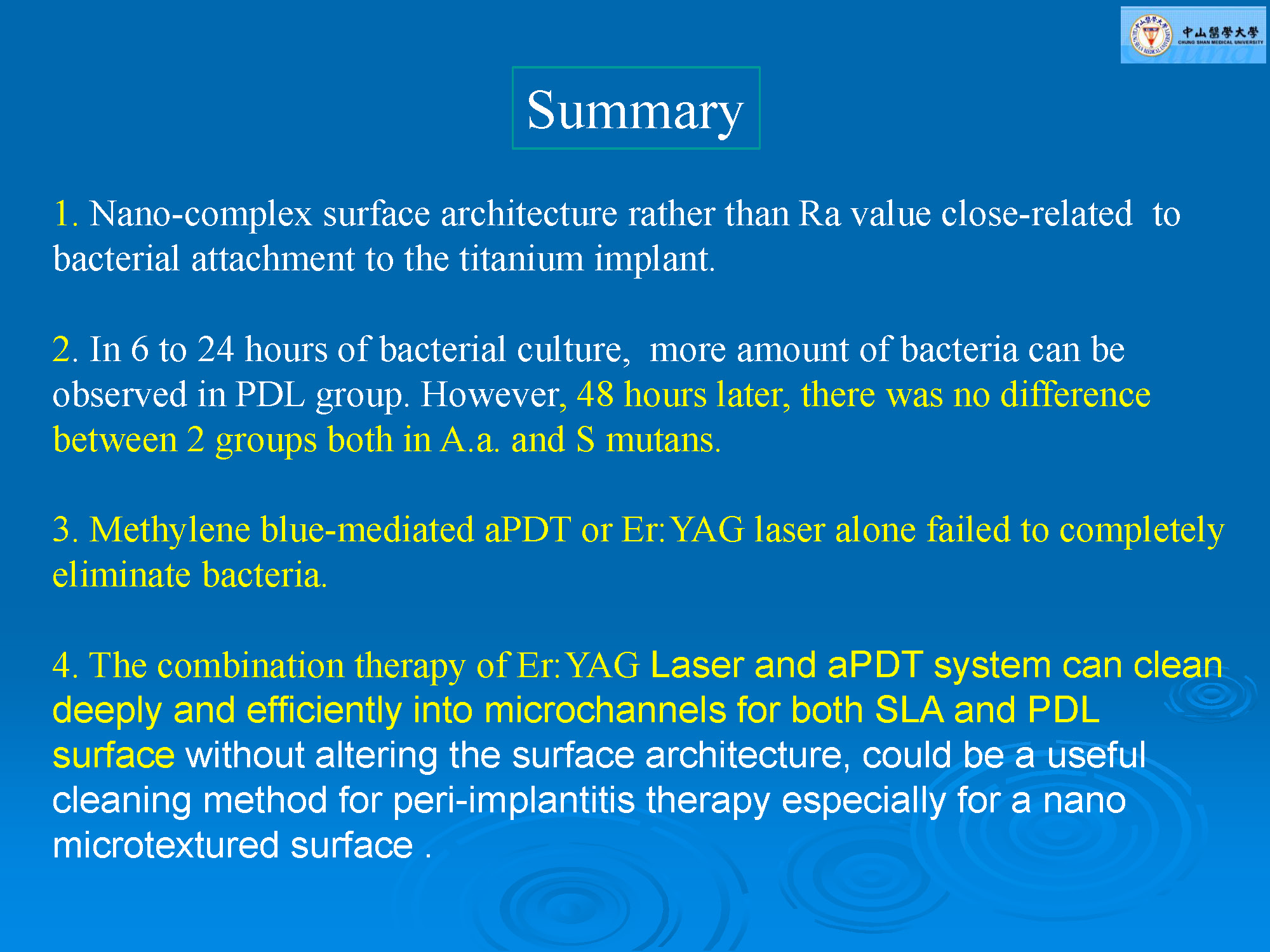 Evaluating Bacterial Adhesion and Decontamination of PDL Implants ...