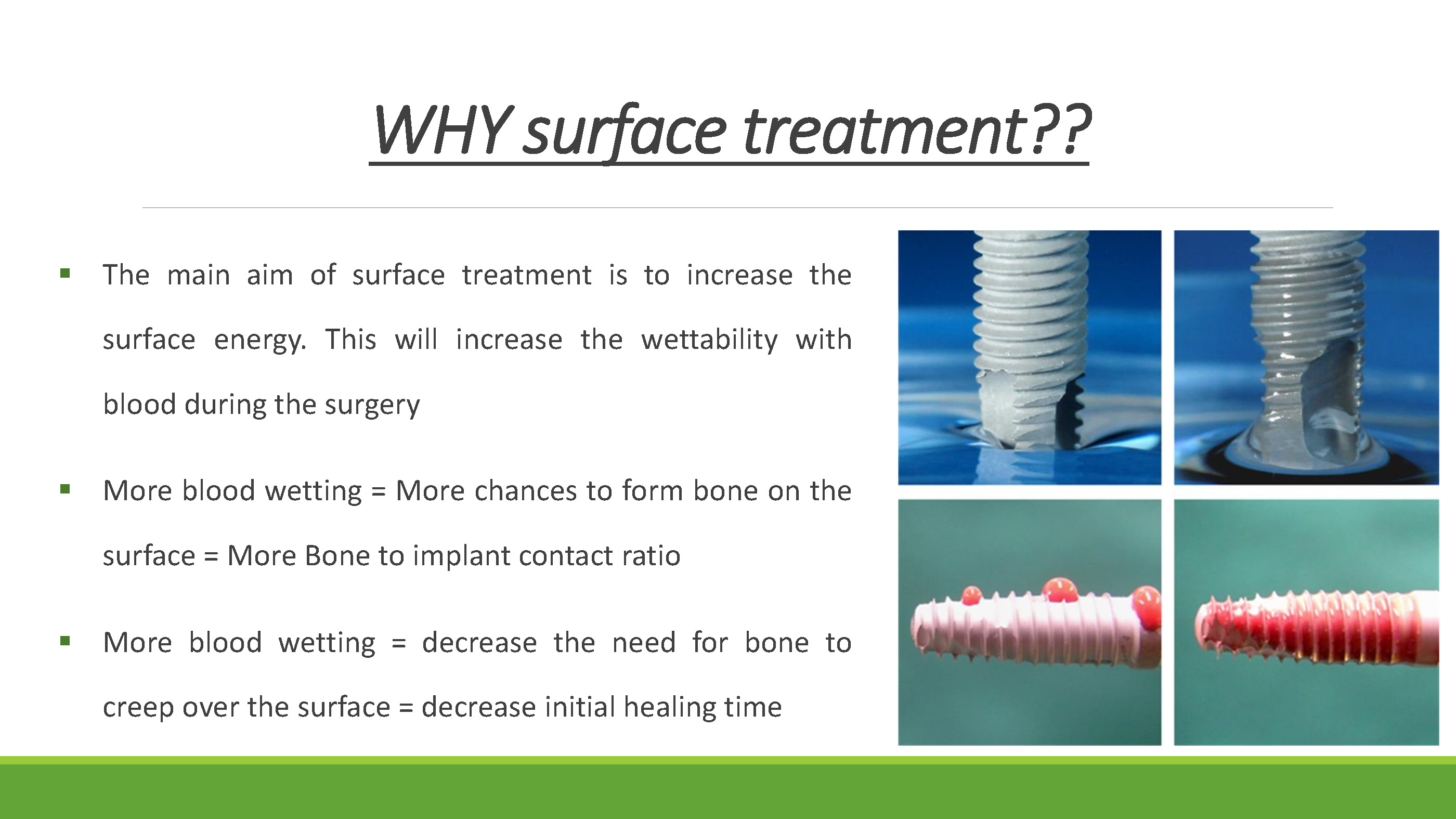 Implant Stability Changes For PDL Versus SLA Treated Surfaces In ...
